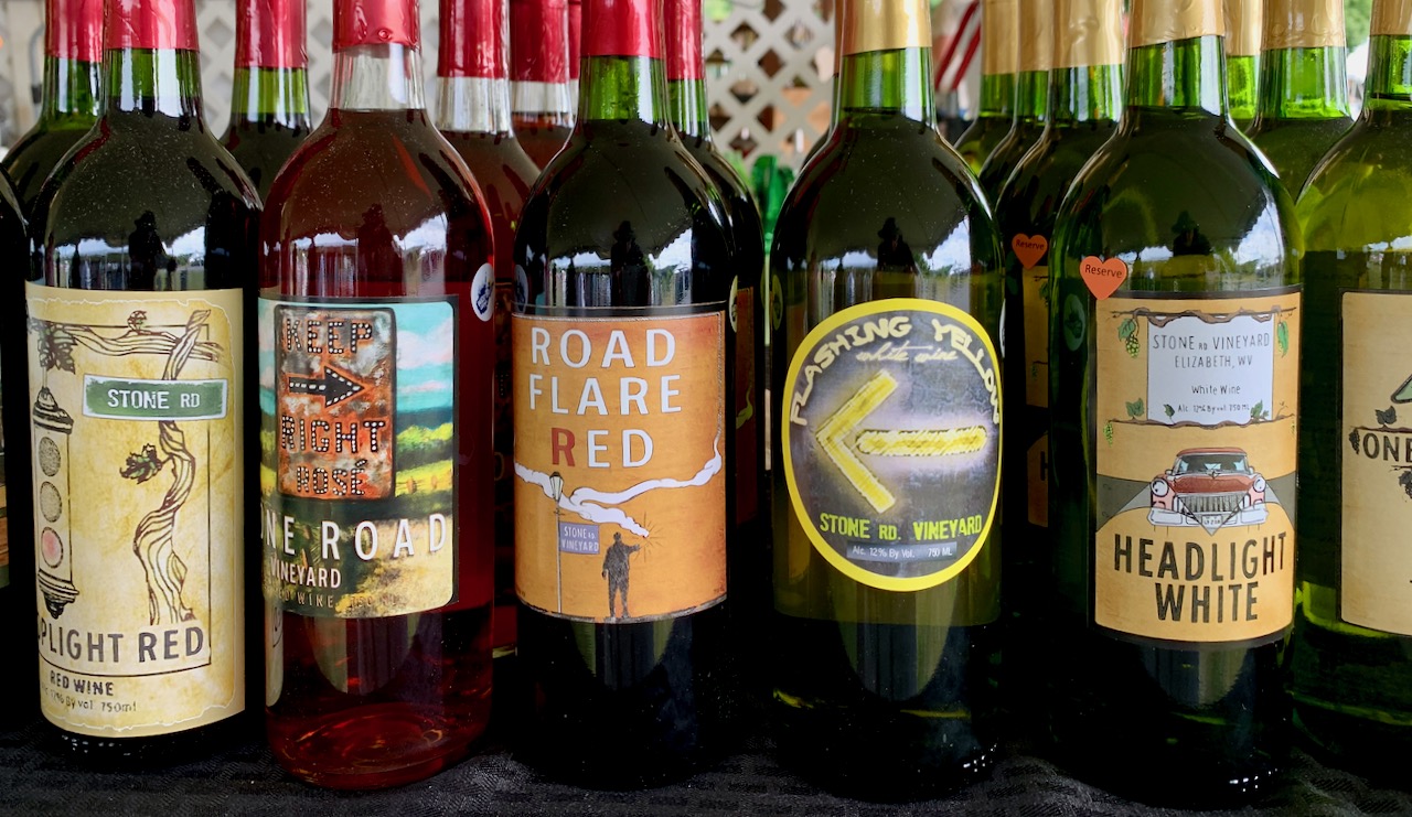 Local wines at Art & Craft Fair
